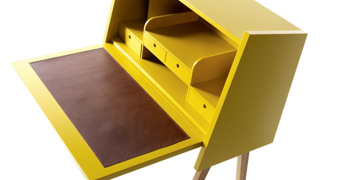 Mesa de madeira multi-camadas Design Grilli Hemingway made in Italy